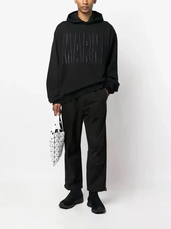 Marni Appliqué Logo Long-sleeve Hoodie