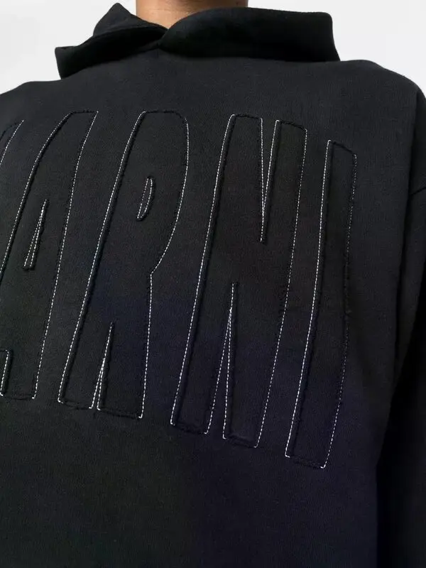 Marni Appliqué Logo Long-sleeve Hoodie