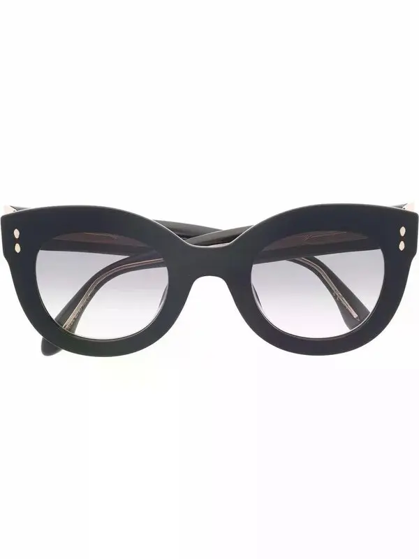 Isabel Marant Polished-effect Cat-eye Glasses - Black