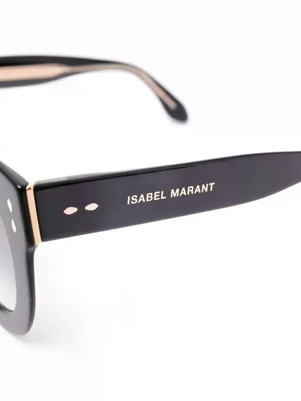 Isabel Marant Polished-effect Cat-eye Glasses
