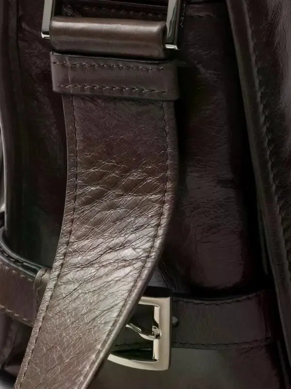Prada Leather Shoulder Bag - Brown