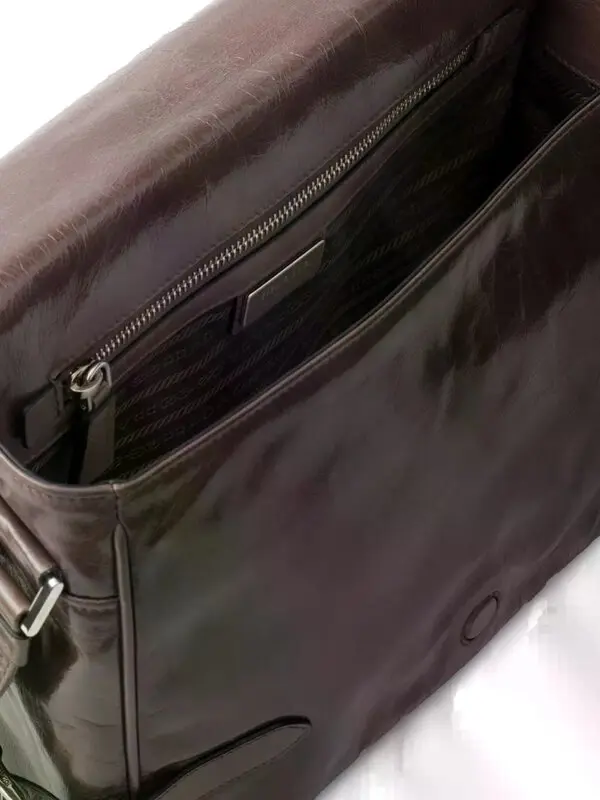 Prada Leather Shoulder Bag - Brown