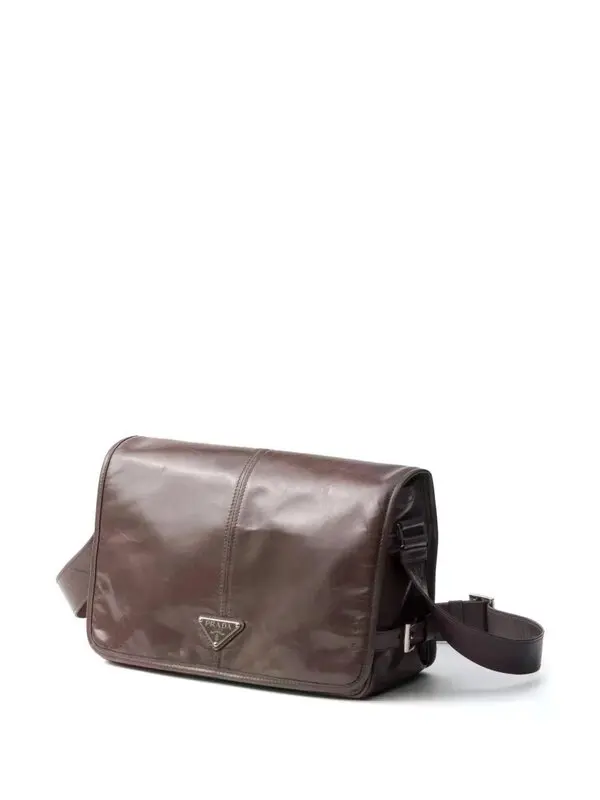 Prada Leather Shoulder Bag - Brown