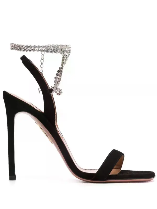 AQUAZZURA 115mm Suede Sandals