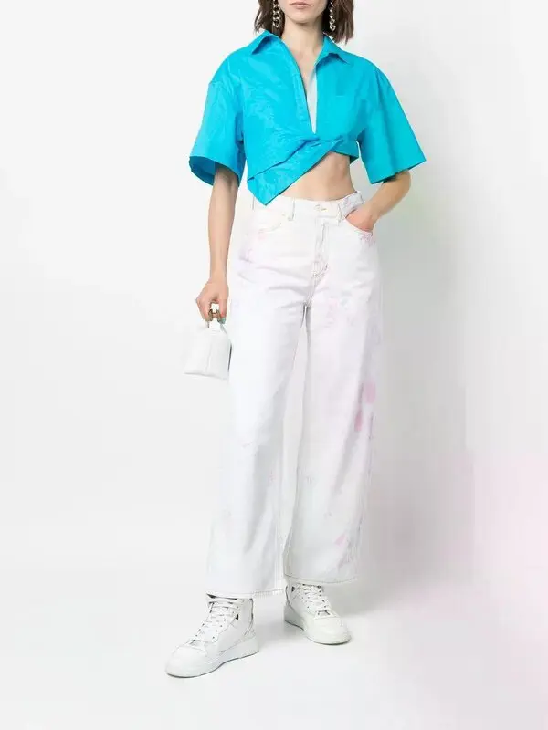 AMISH SUPPLIES Wide-leg Tie-dye Trousers