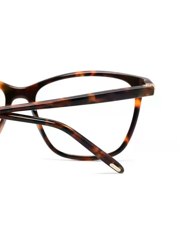 TOM FORD Ft5989b Rectangle-frame Glasses - Brown