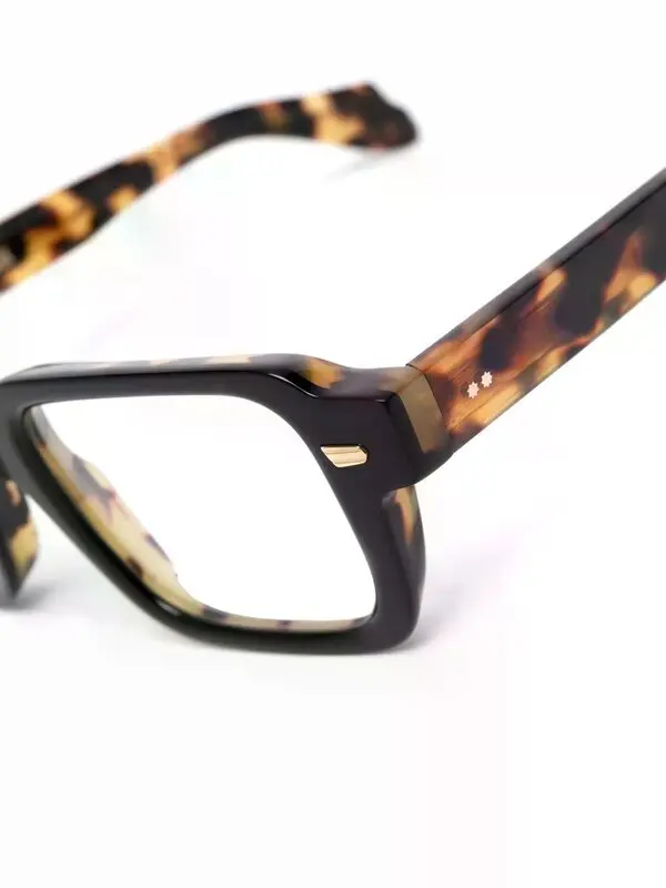 CUTLER & GROSS Tortoiseshell Square-frame Glasses