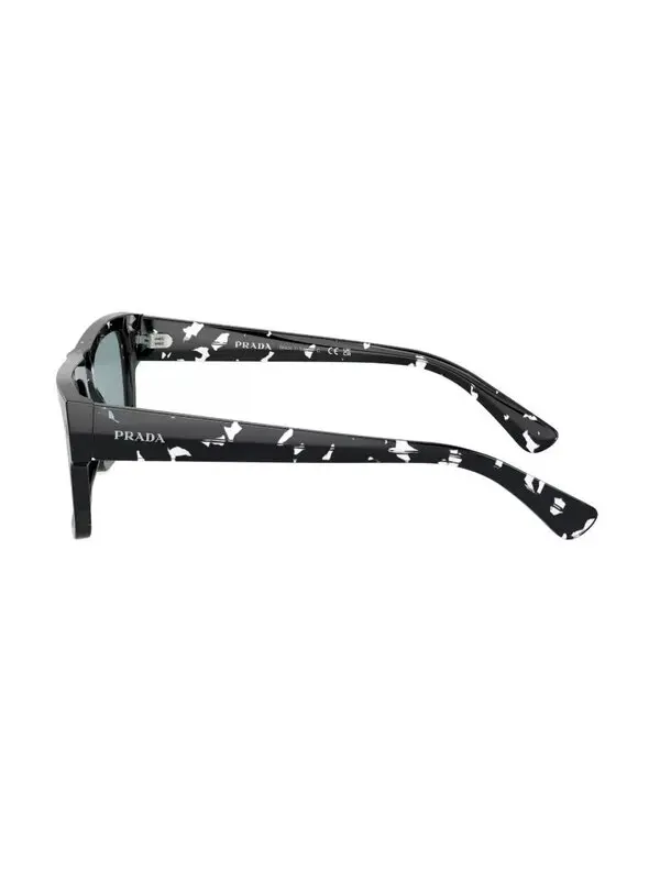 Prada Tortoiseshell-effect Square Sunglasses - Brown