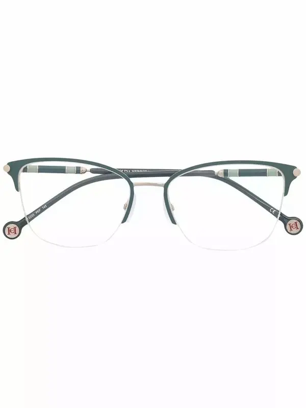 Carolina Herrera Square-frame Glasses - Black
