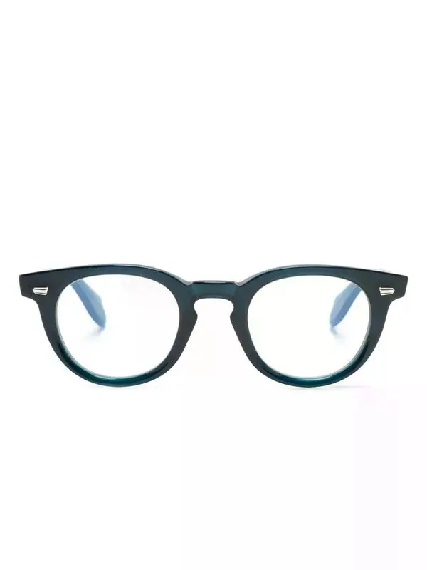 CUTLER & GROSS 1405 Round-frame Glasses - Blue