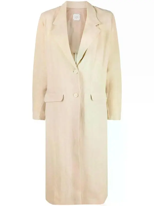ALYSI Single-breasted Tailored Coat