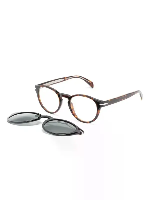 DB EYEWEAR BY DAVID BECKHAM Db7104cs Round-frame Glasses - Brown