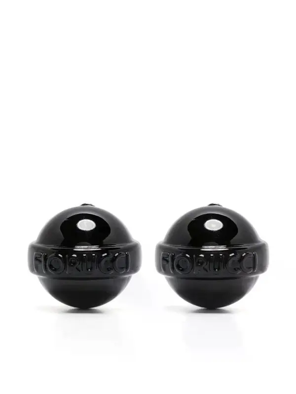 Fiorucci Mini Lollipop Clip-on Earrings - Black