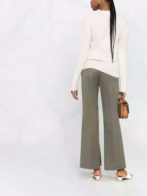 DRUMOHR Cream Lambswool Crew Neck Jumper - Neutrals
