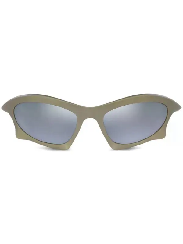 Balenciaga Rectangle-frame Sunglasses - Grey