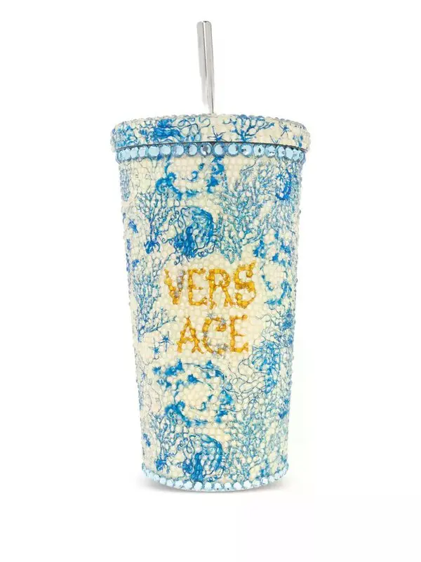 Versace Logo-embellished Cup - Blue