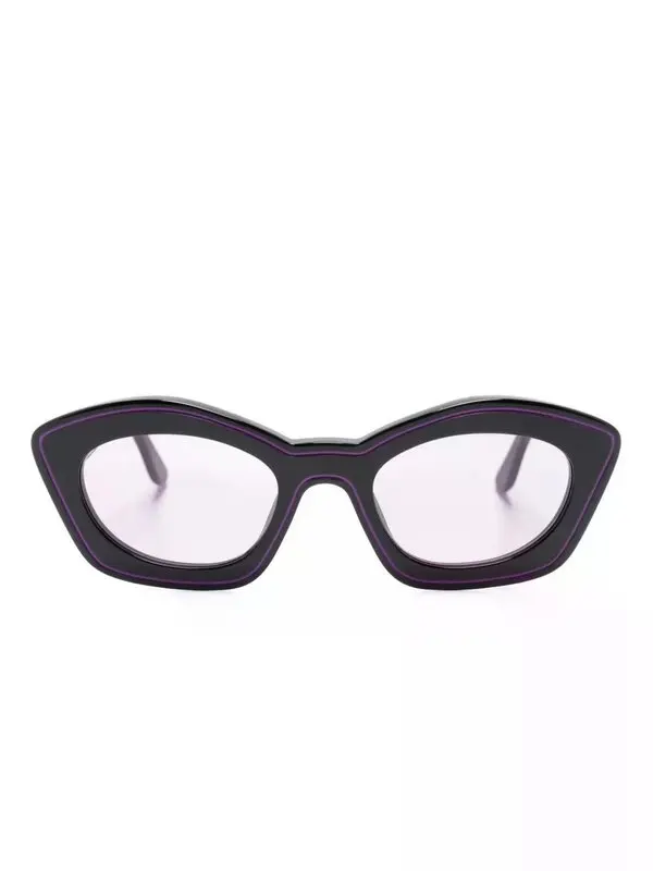 Marni Kea Island Cat-eye Frame Sunglasses - Black