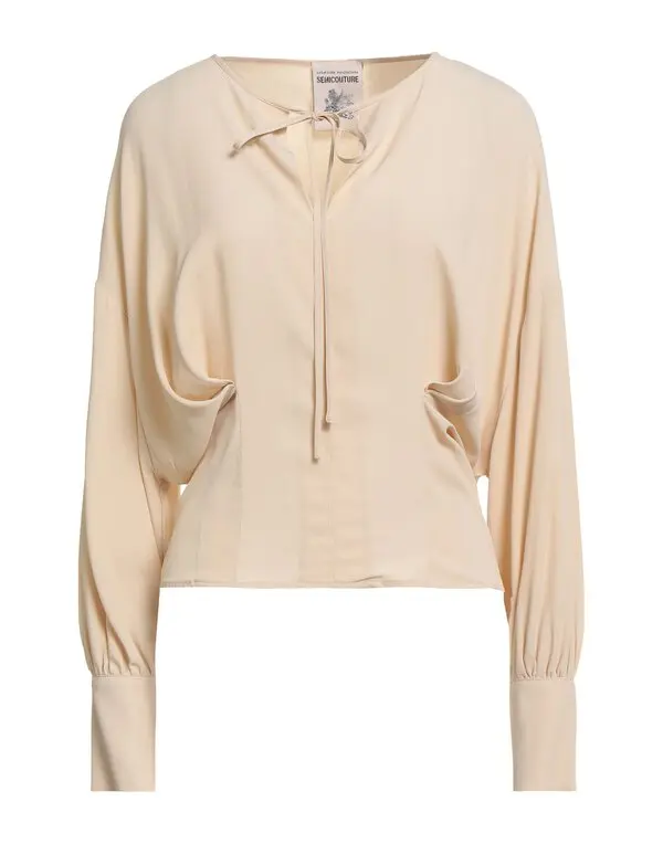 SEMICOUTURE Acetate And Silk Top