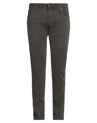 JACOB COHЁN Casual Pants In Stretch Gabardine - Brown