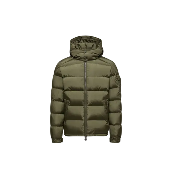 Moncler Maya Matte Short Down Jacket - Green