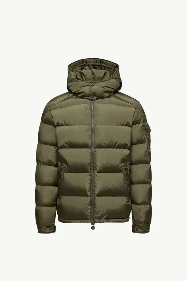 Moncler Maya Matte Short Down Jacket - Green