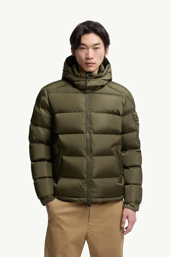 Moncler Maya Matte Short Down Jacket - Green