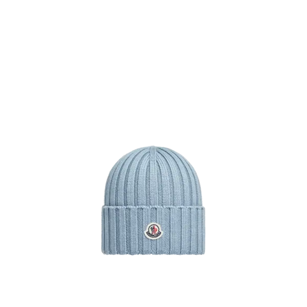 Moncler Wool Beanie - Blue