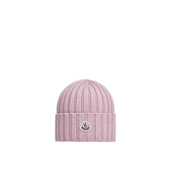 Moncler Wool Beanie - Pink