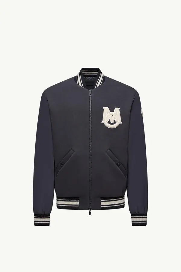 Moncler Vennes Reversible Down Bomber Jacket - Blue