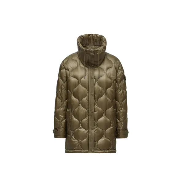 Moncler Lombi Hooded Mid-length Down Jacket