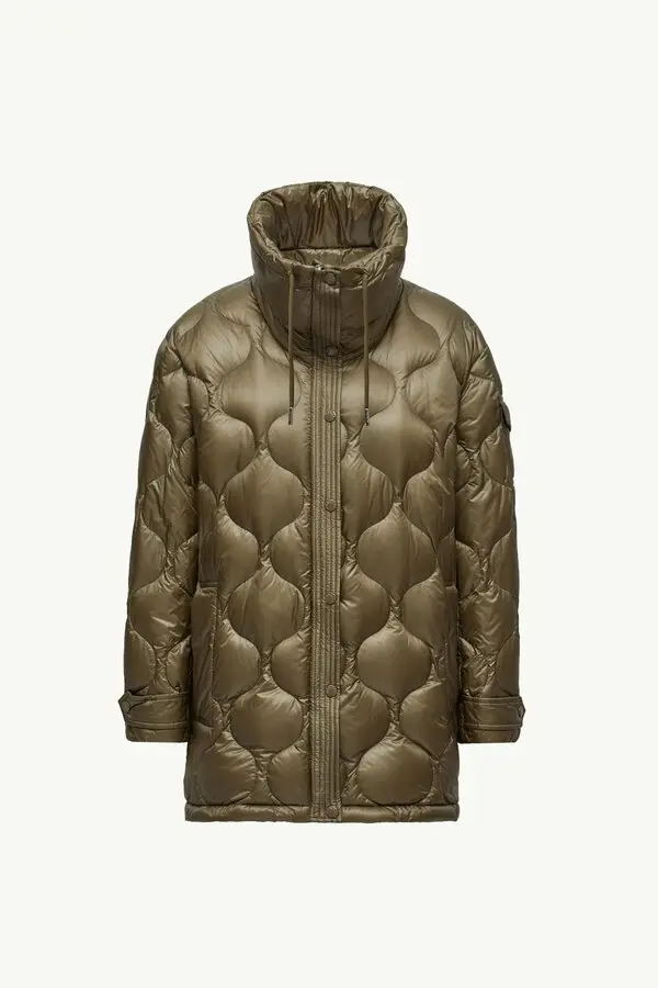 Moncler Lombi Hooded Mid-length Down Jacket