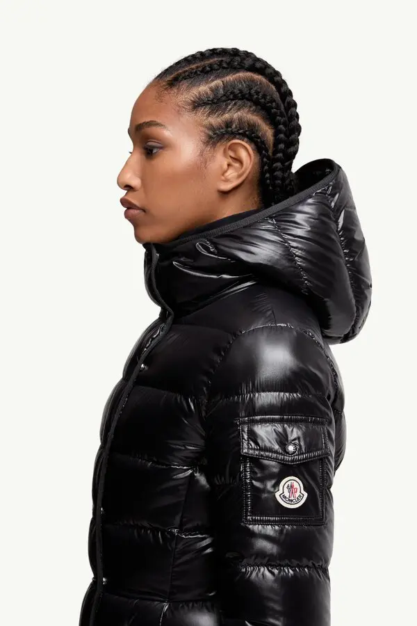 Moncler Barante Hooded Short Down Jacket - Black