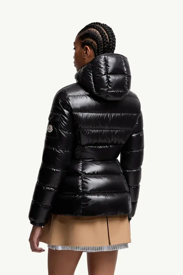 Moncler Barante Hooded Short Down Jacket - Black