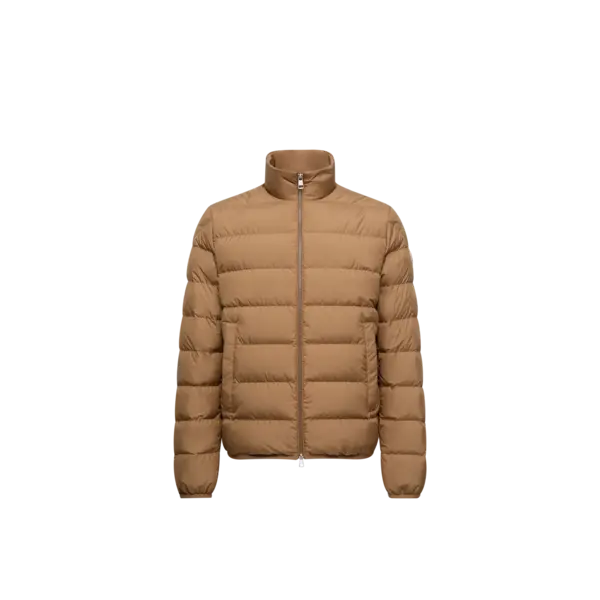 Moncler Baudinet Short Down Jacket - Beige
