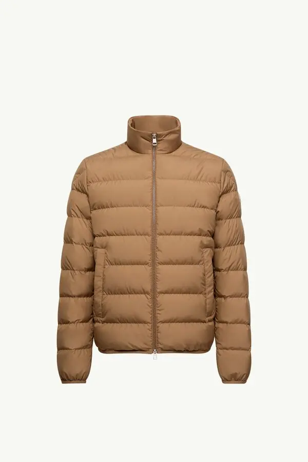 Moncler Baudinet Short Down Jacket - Beige