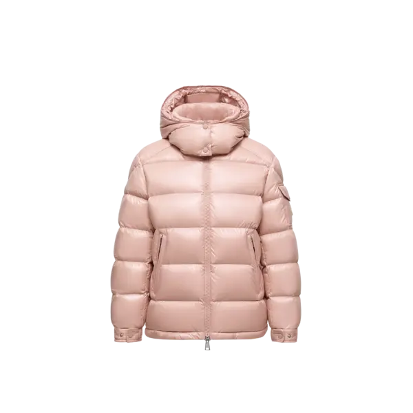 Moncler Maire Hooded Down Jacket - Pink