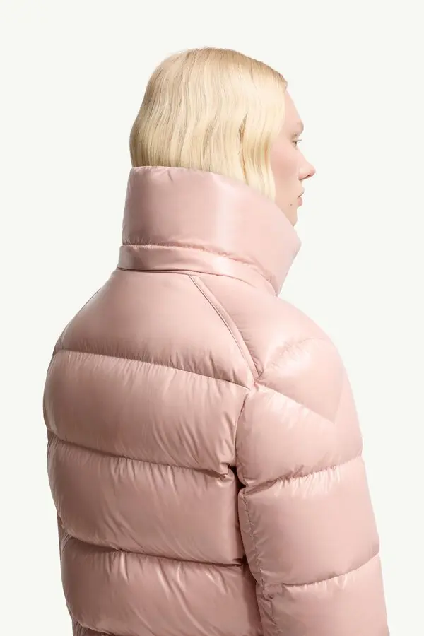 Moncler Maire Hooded Down Jacket - Pink