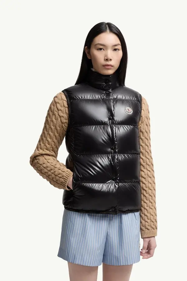 Moncler Badia Down Vest - Black