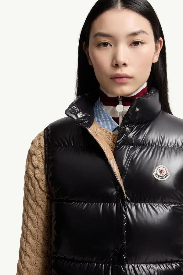 Moncler Badia Down Vest - Black