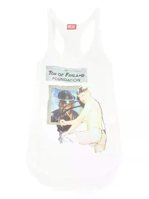 DIESEL® X Tom Of Finland Foundation Pr-t-shanry-tom Vest - White