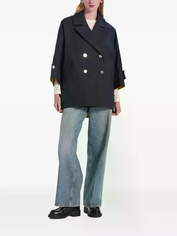 Mackintosh Crosslee Double-breasted Jacket - Blue