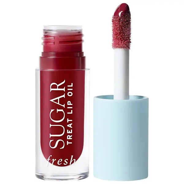 Fresh Sugar Treat Hydrating High Shine Lip Oil - Berry - Rich Plum