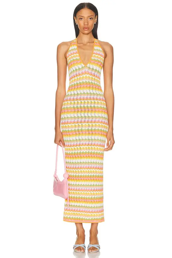 Ronny Kobo Yael Knit Dress - Rainbow Multi