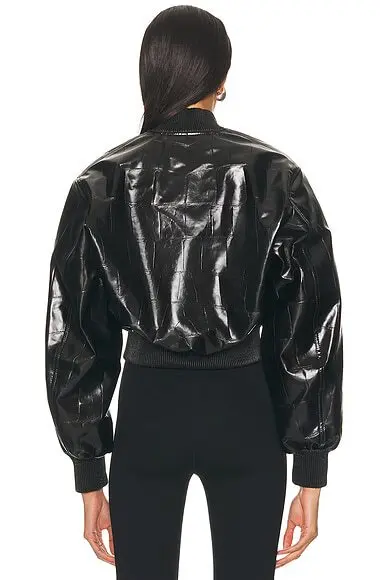 Stella McCartney Croco Bomber