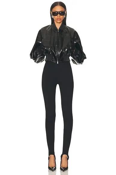 Stella McCartney Croco Bomber