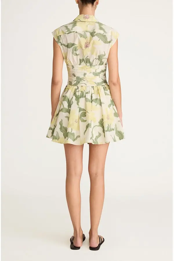 Rebecca Taylor Nouveau Fleur Corseted Mini Dress - Red | Editorialist