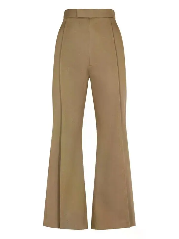 VIVIENNE WESTWOOD High-waisted Flared Trousers - Neutrals