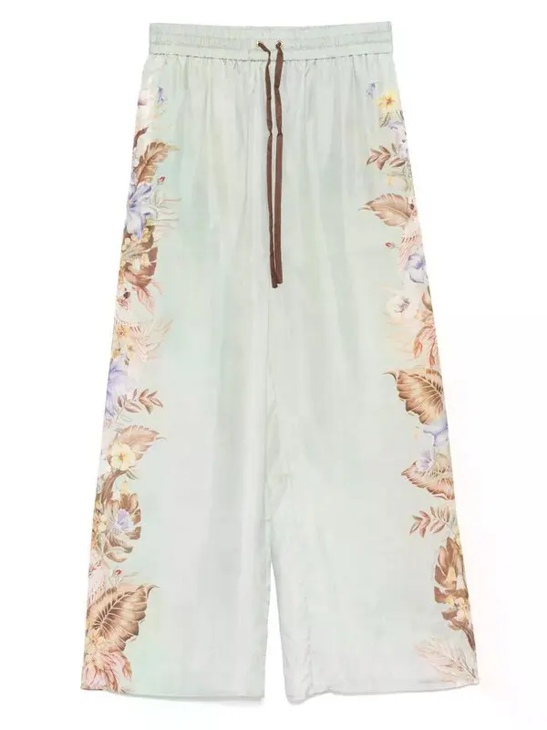 Zimmermann Coco Trousers - Green