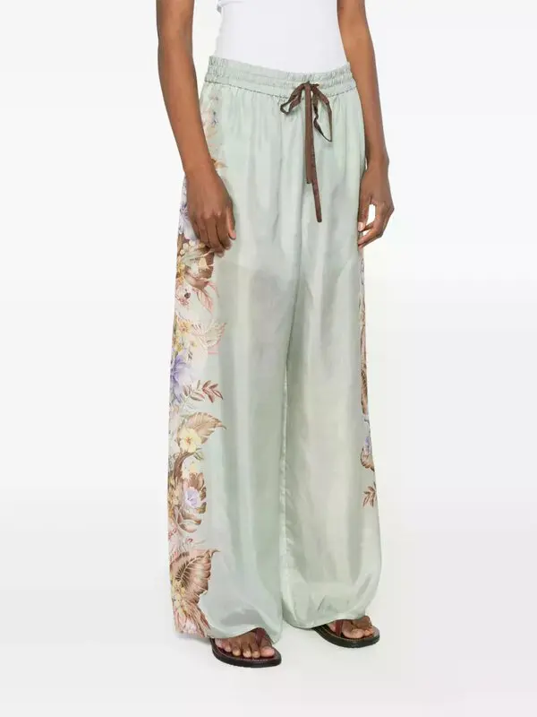 Zimmermann Coco Trousers - Green