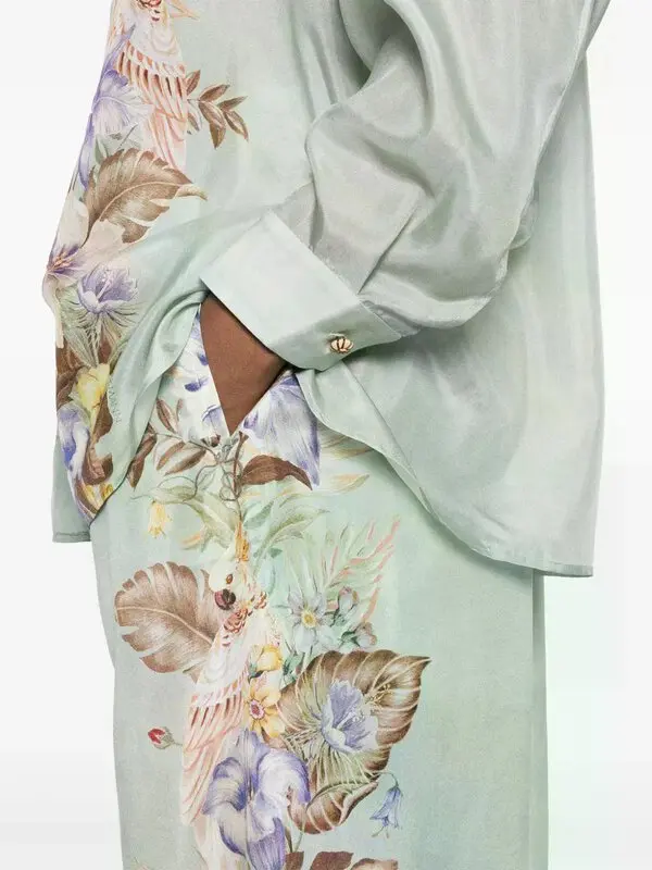 Zimmermann Coco Trousers - Green